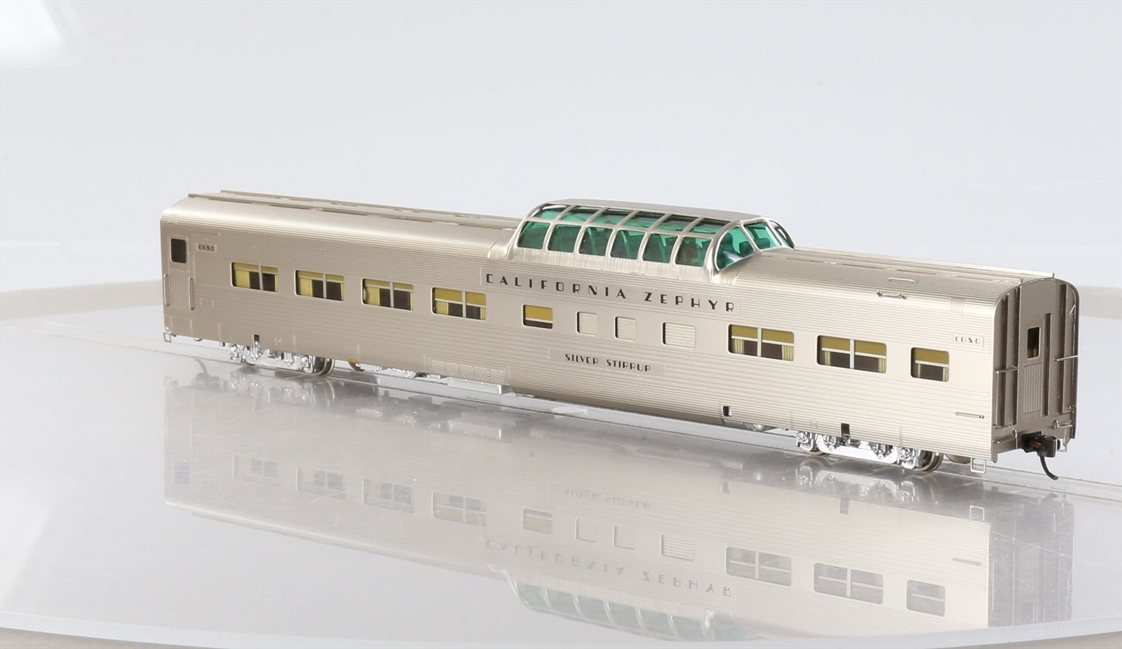 HO Brass Model - HCB Hi-Country CB&Q Burlington California Zephyr Dome ...