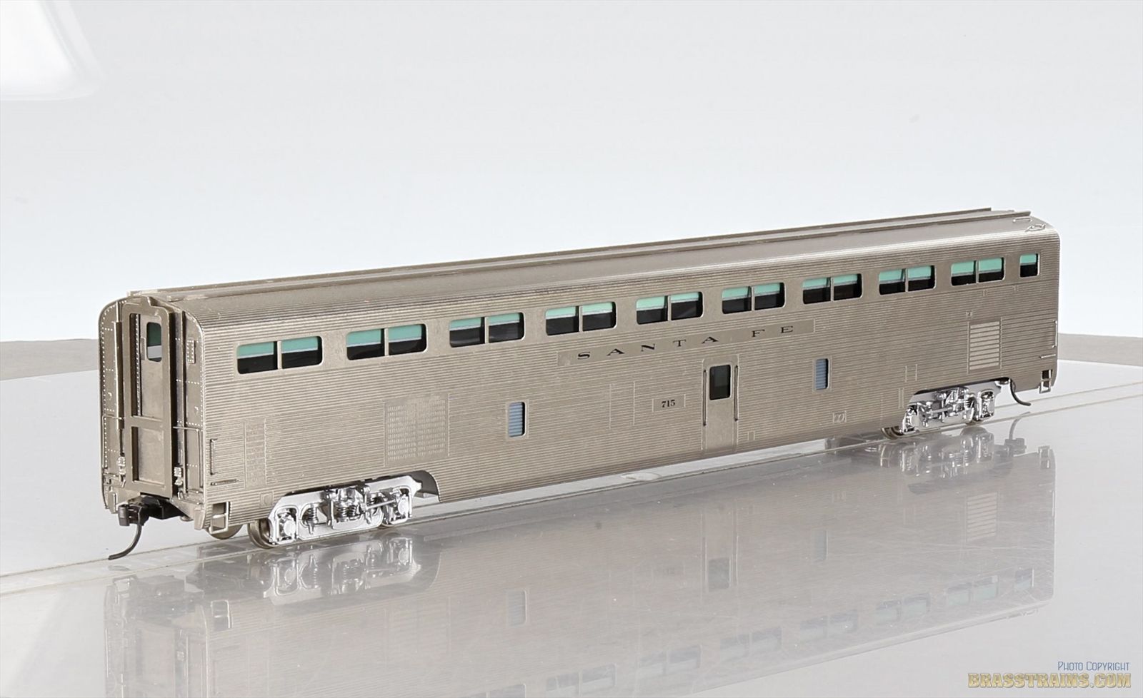 HO Brass Model - Hallmark AT&SF Santa Fe Chair Car #715 - F/P + Custom ...