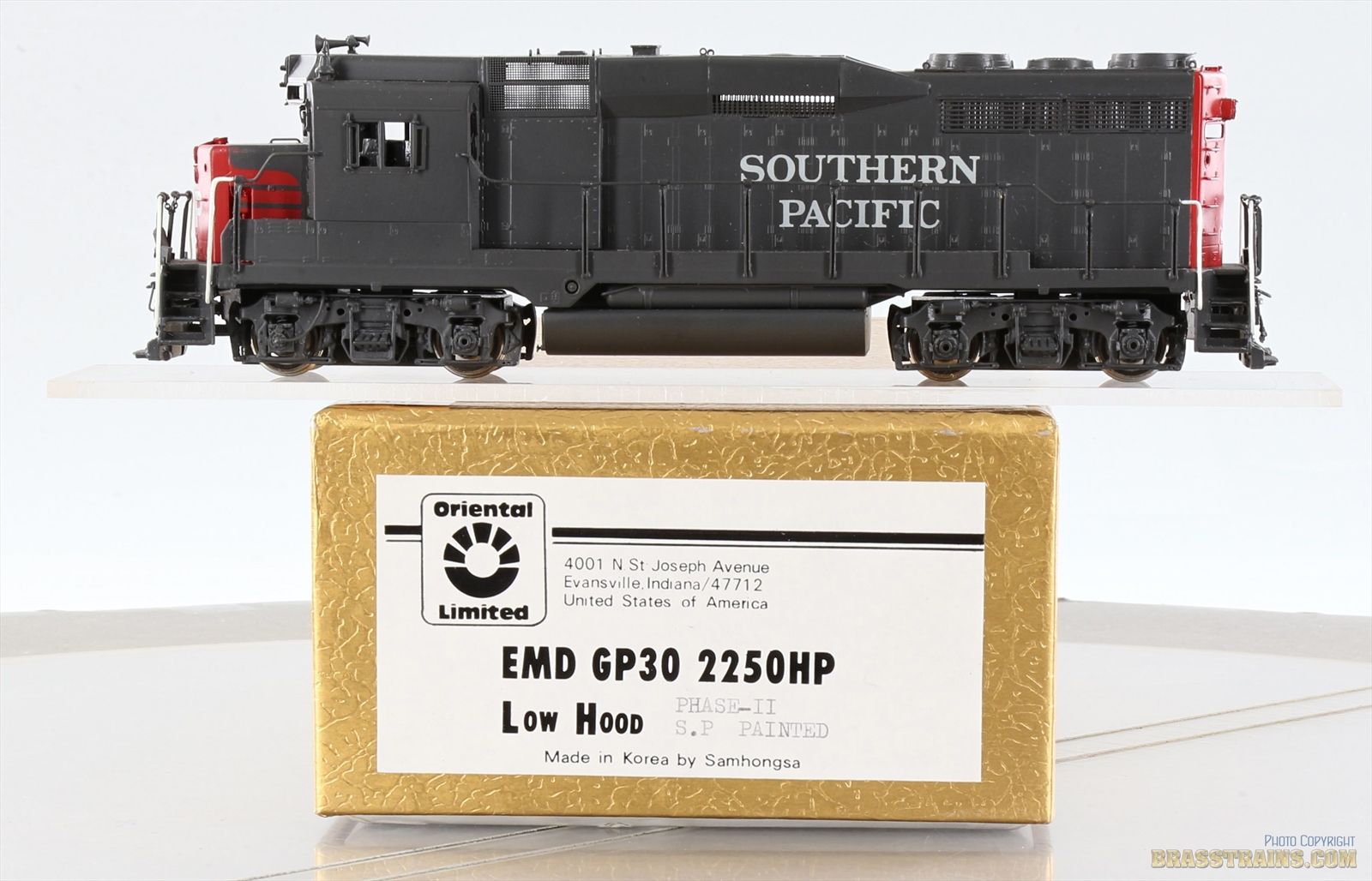 HO Brass Model - Oriental Limited SP Southern Pacific EMD GP30 Diesel - F/P