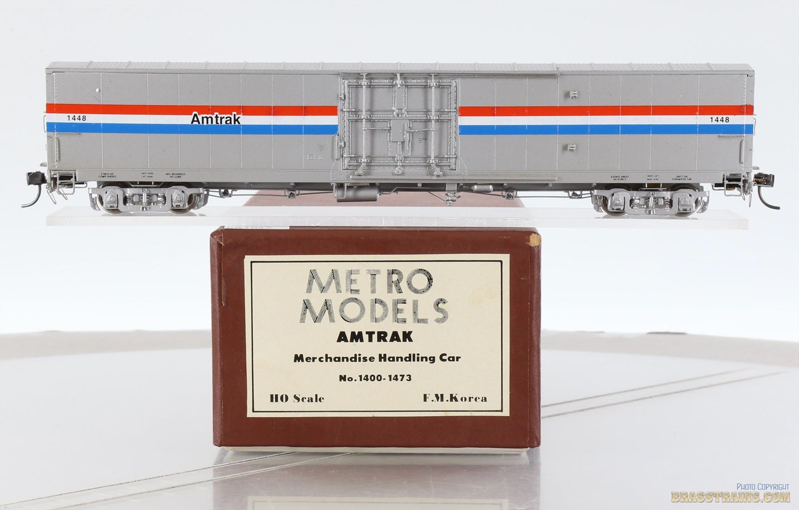 HO Brass Model - Metro Models Amtrak Merchandise Handling Car #1423 ...