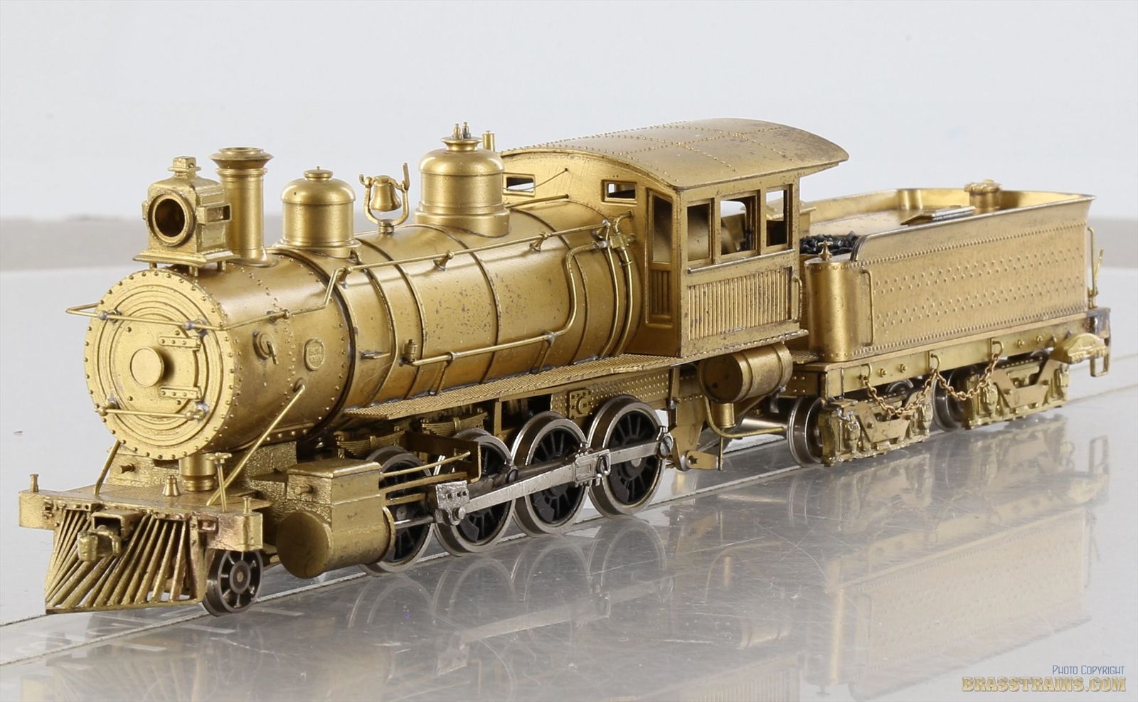 HO Brass Model Train - Gem NP Northern Pacific F-1 2-8-0 - Unpainted