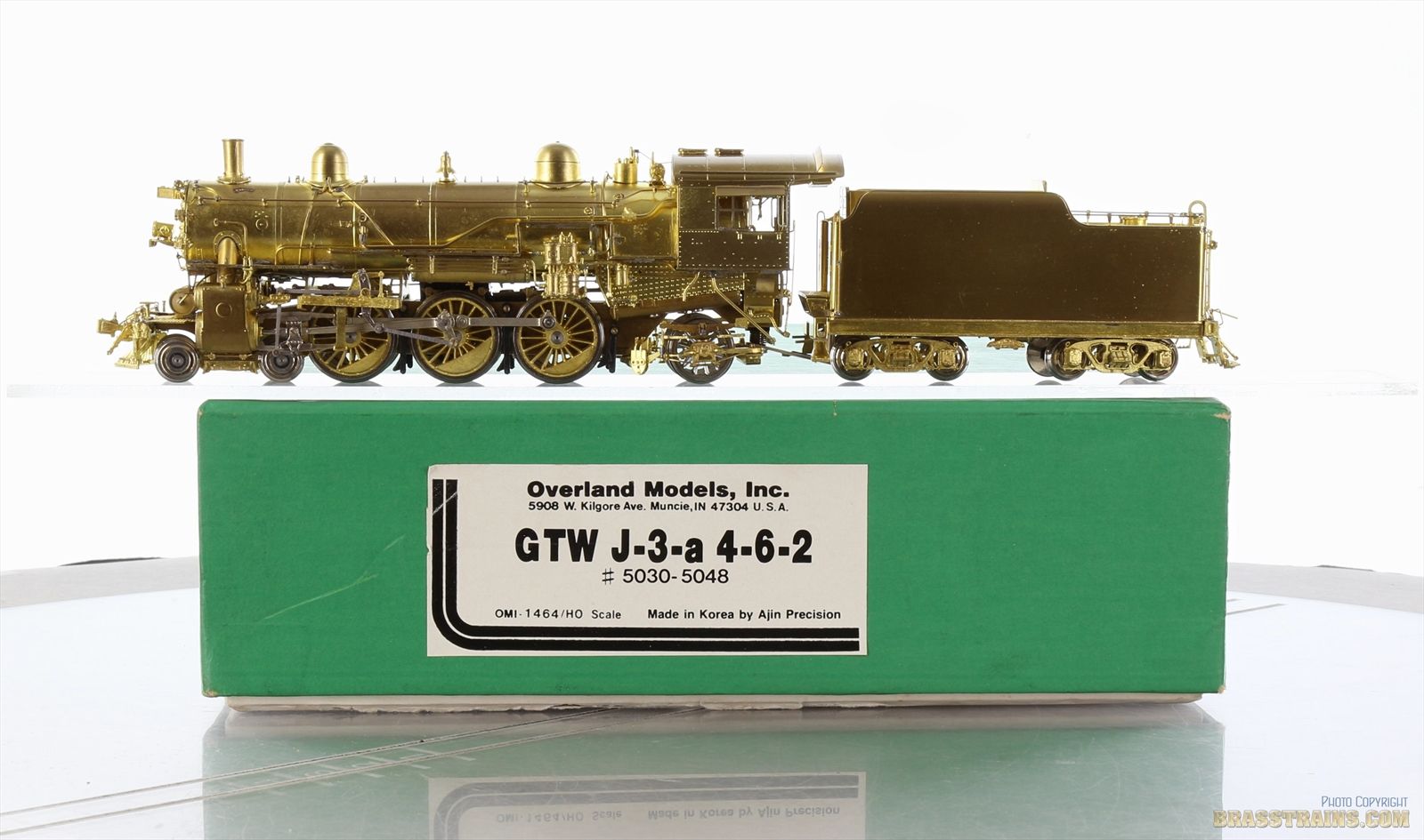 HO Brass Model - OMI 1464 GTW Grand Trunk J3a 4-6-2 #5030-5048 - Unpainted
