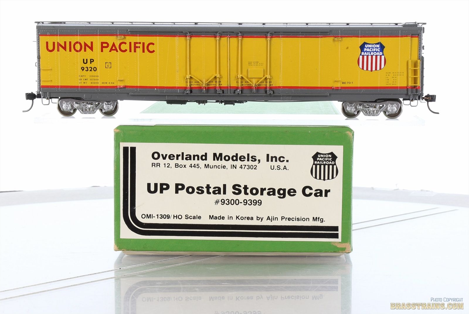 HO Brass Model - OMI 1309 UP Union Pacific Postal Storage Car #9320 ...