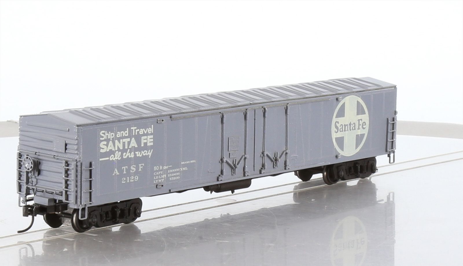 HO Brass Model - TCY Ajin AT&SF Santa Fe Express Box Car #2129 - Custom