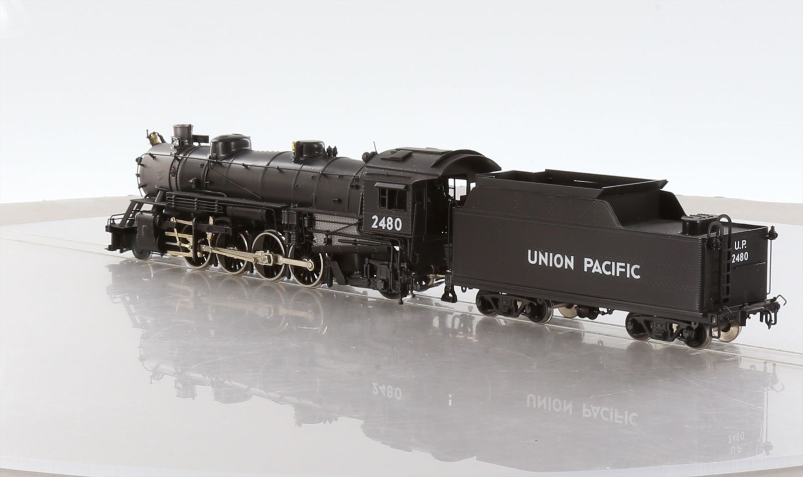 HO Brass Model Train - Key CS#26 UP Union Pacific 2-8-2 #2480 - F/P