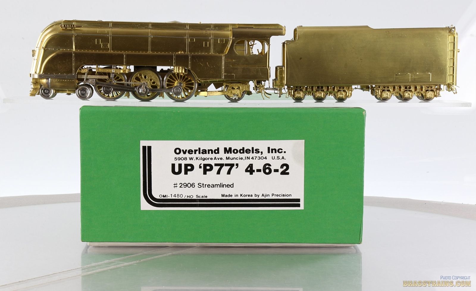 HO Brass Model - OMI 1480 UP Union Pacific P77 4-6-2 Streamlined 49er ...