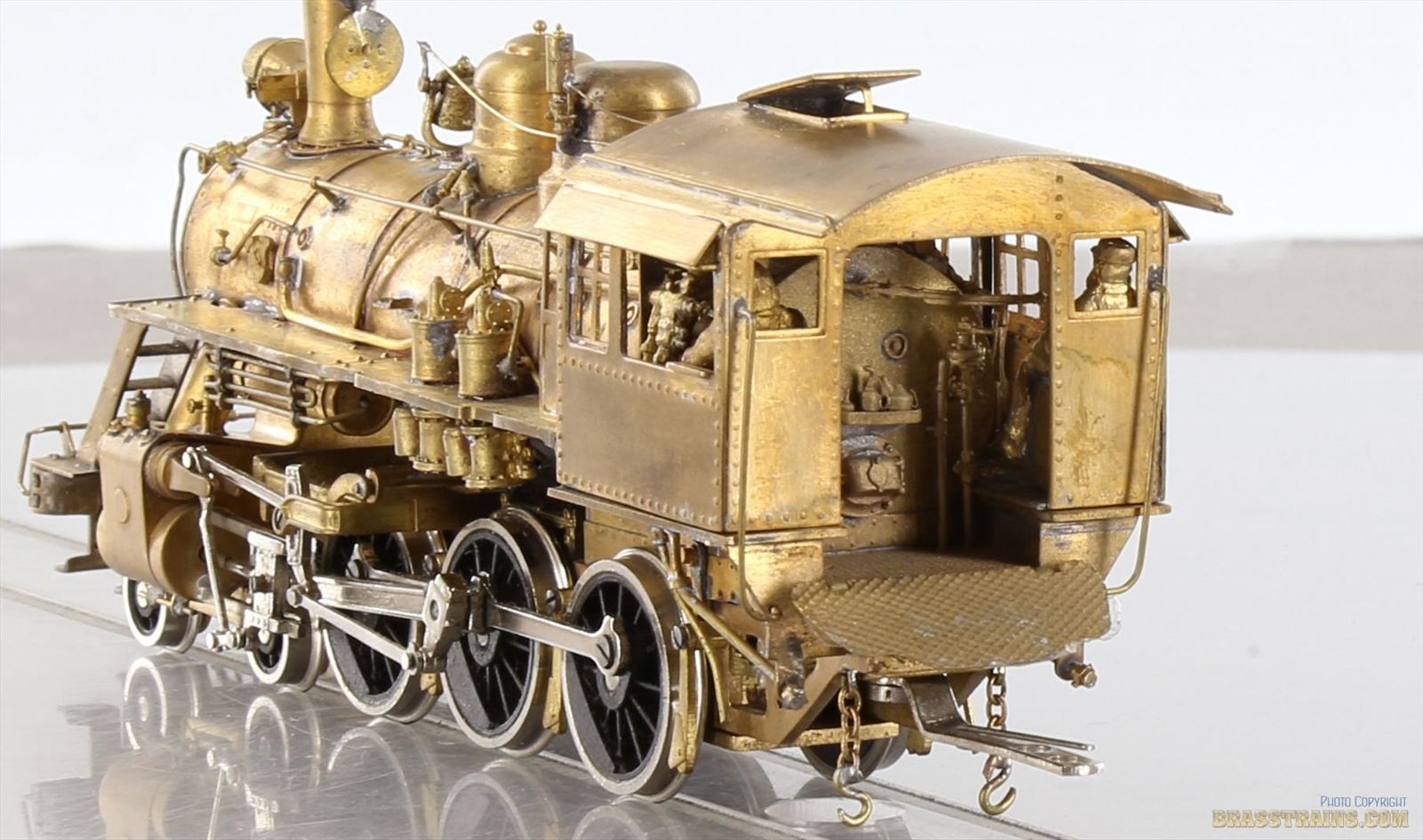HO Brass Model Train - PFM Pacific Fast Mail Fujiyama A&LM 4-6-0 Ten ...