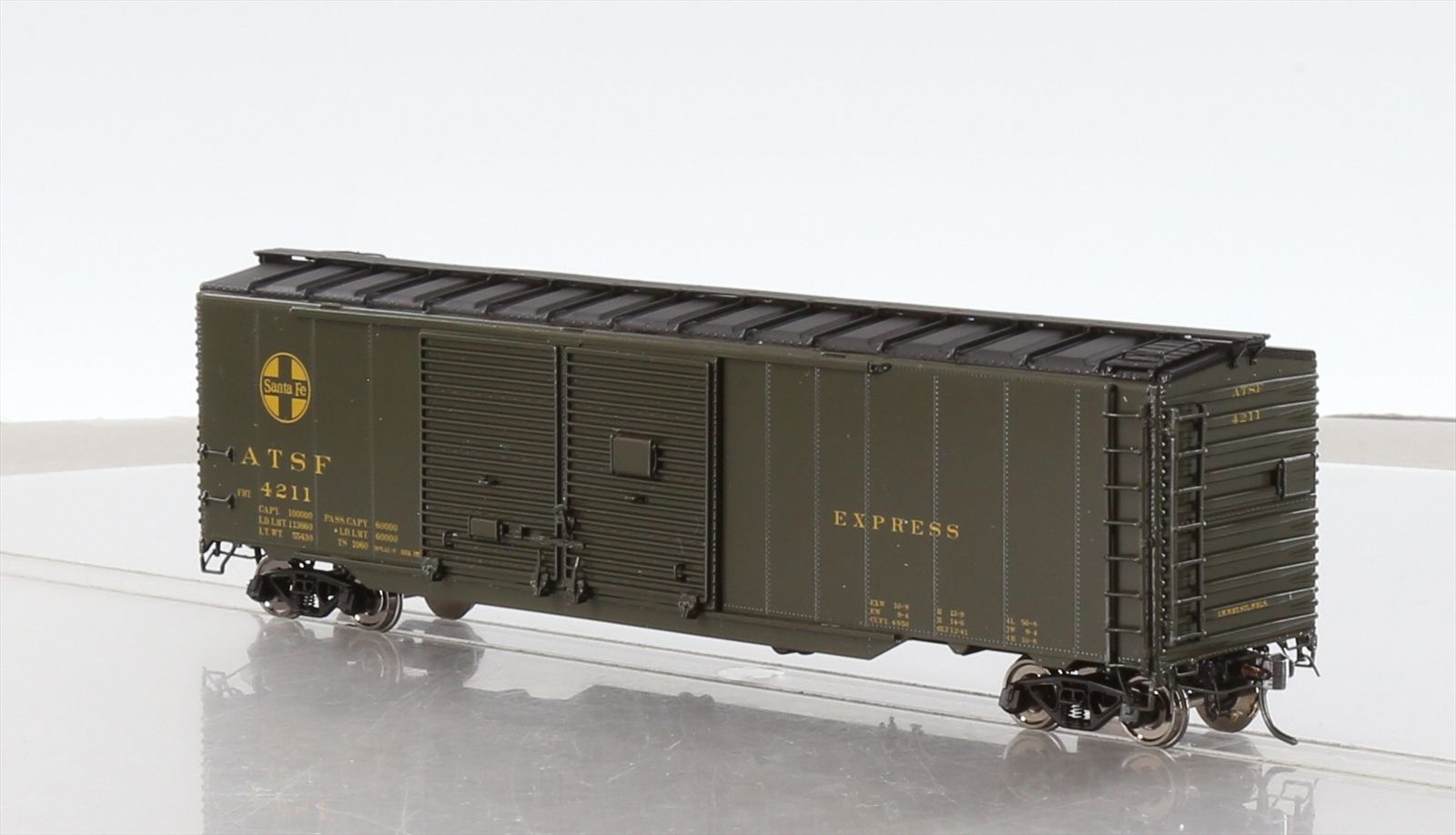 HO Brass Model - TCY 0441 AT&SF Santa Fe Express Box Car #4211 - F/P