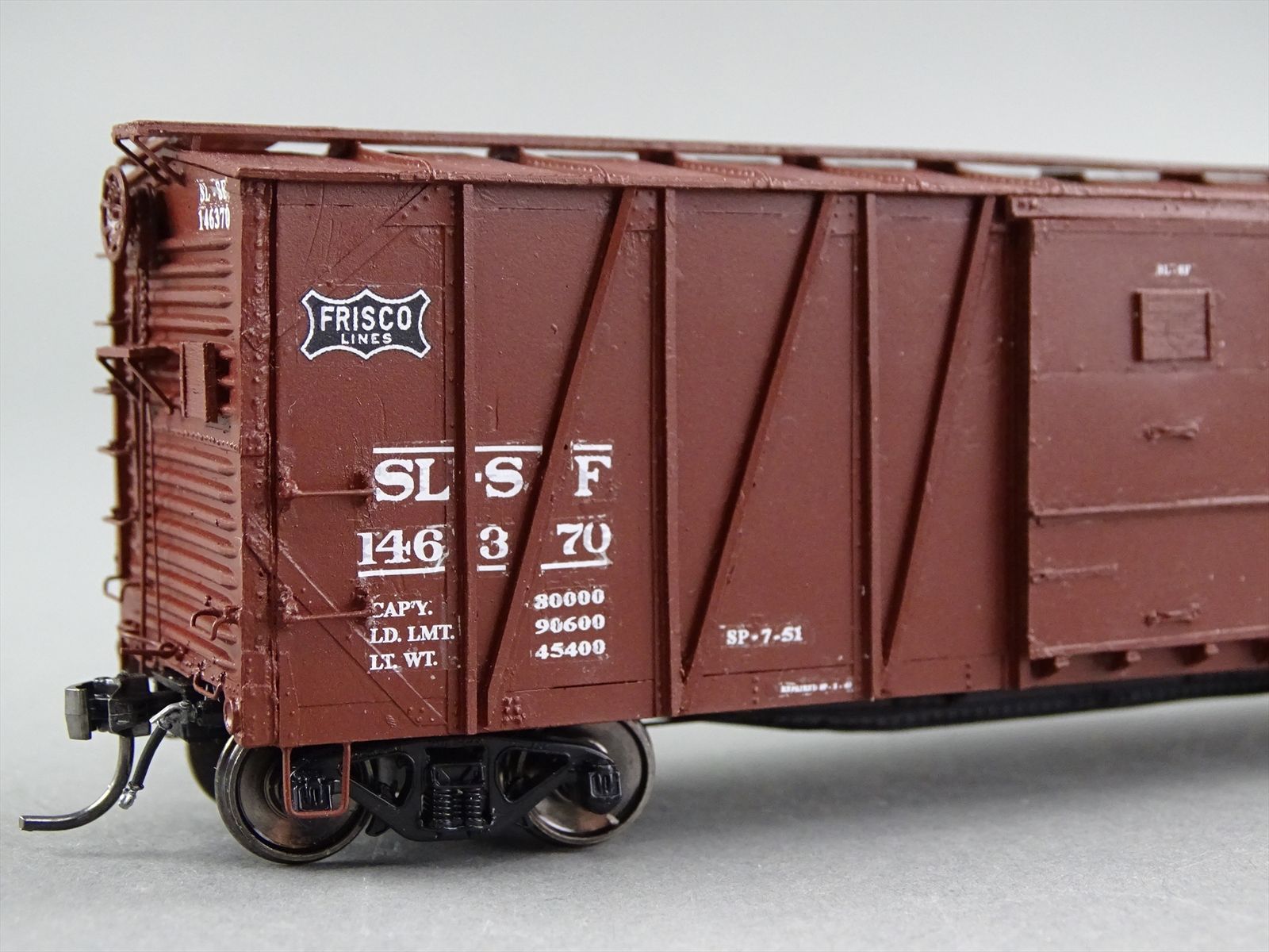 HO Buillt-Up Resin Kit - Sunshine 65.5 Michael Stamey SLSF Frisco Boxcar #146370 - Custom