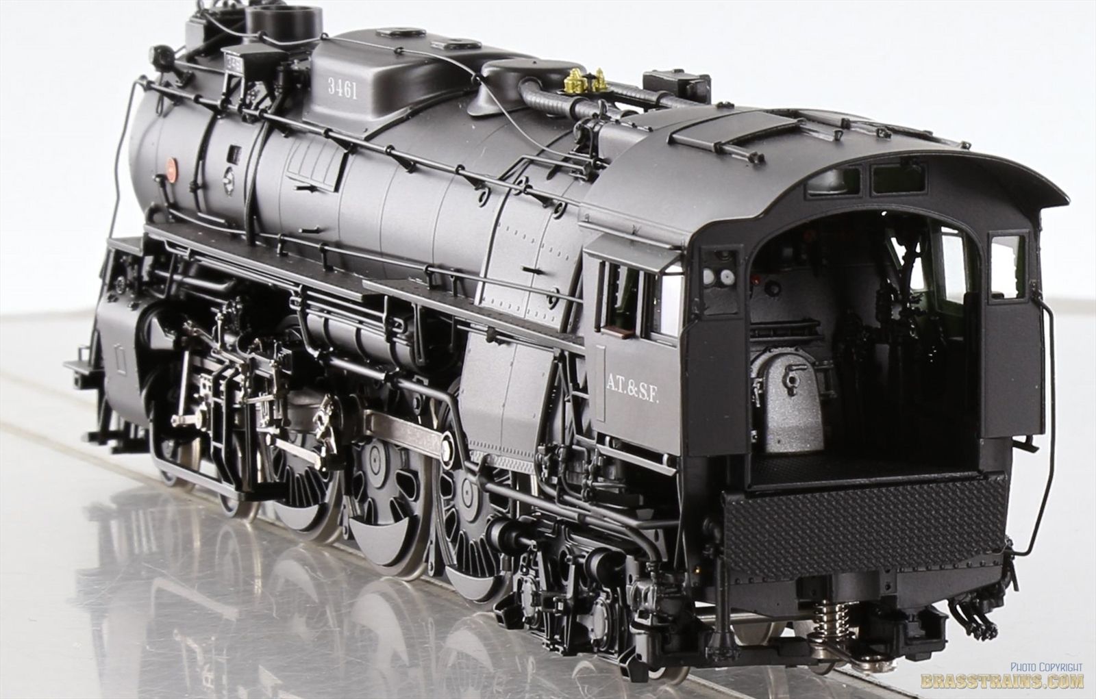 HO Brass Model - GPM AT&SF Santa Fe #3461 4-6-4 1941 Special Edition ...