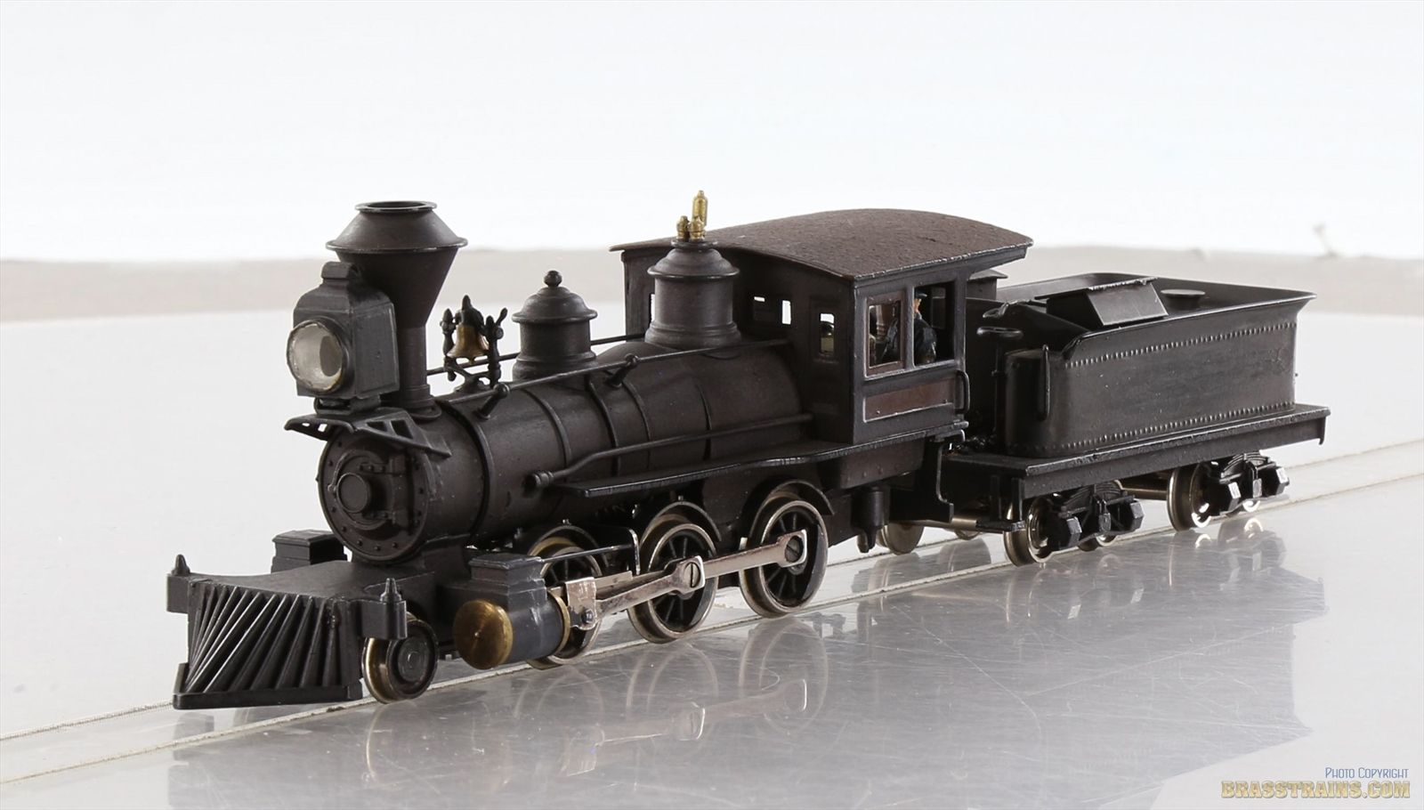 HO Brass Model Train - Balboa Porter Mogul Old Time 2-6-0 - Custom