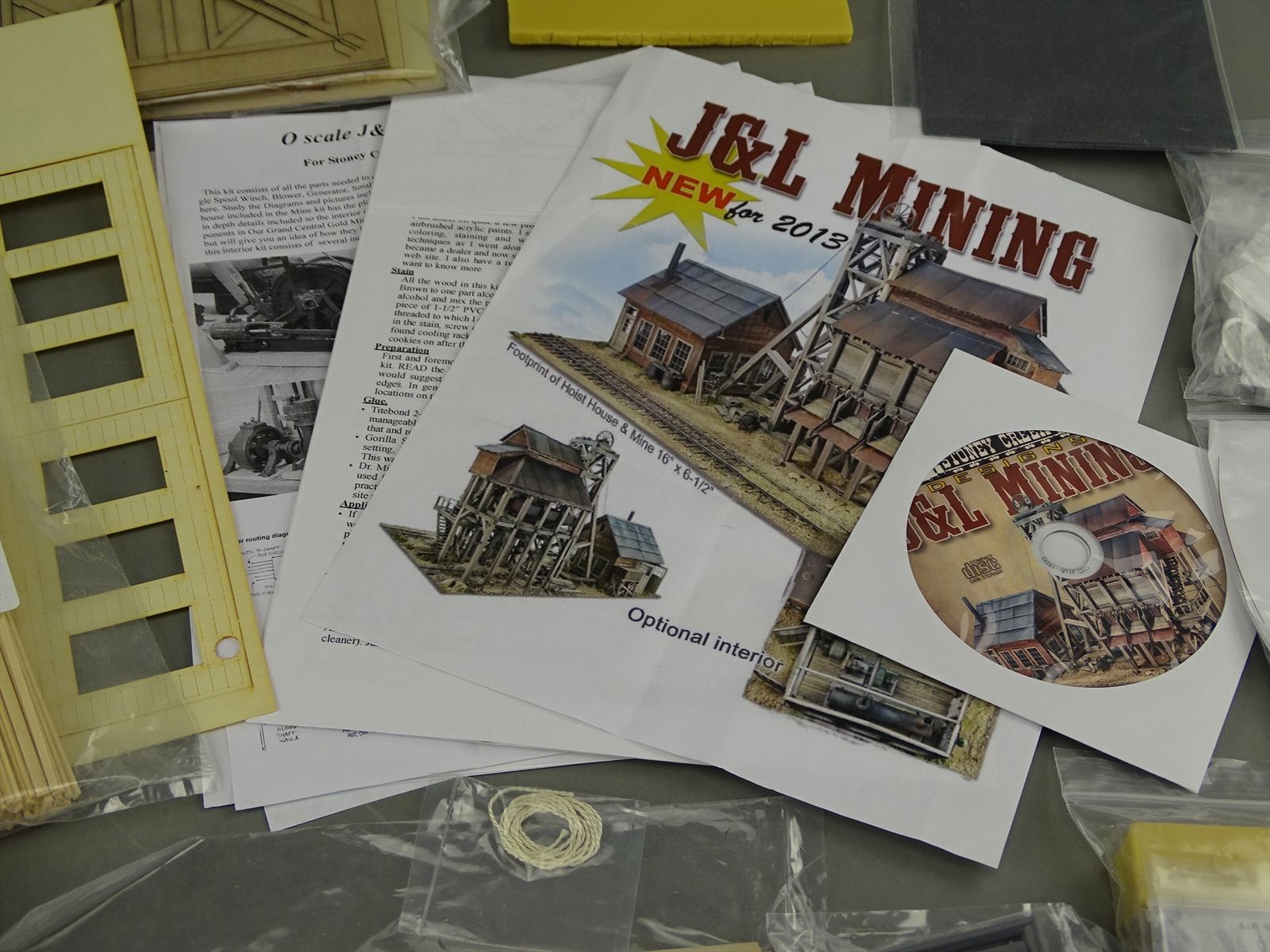 O Craftsman Kit - SCD Stoney Creek Design Kit 030 J&L Mining - Unassembled