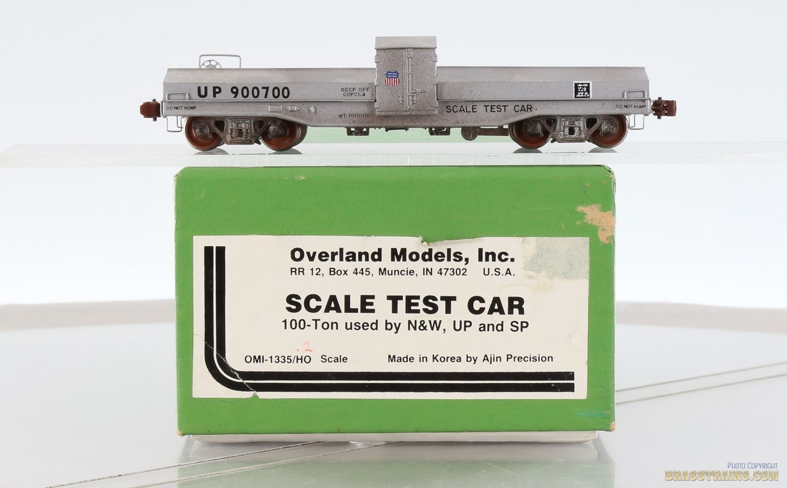 HO Brass Model - OMI 1335 UP Union Pacific Scale Test Car #900700 - Pro ...