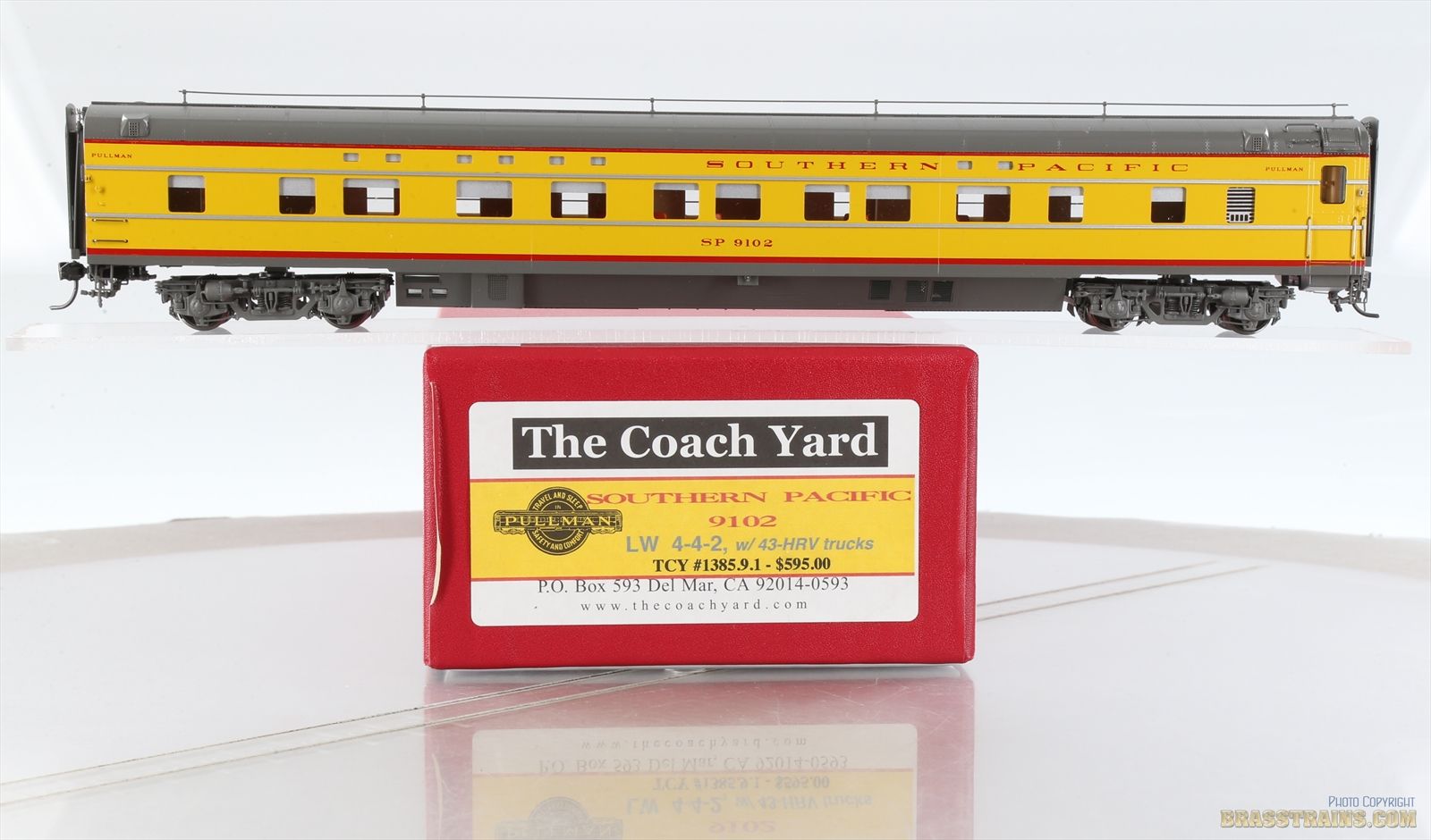 HO Brass Model - TCY 1385.9.1 SP Southern Pacific LW Lightweight 4-4-2 ...