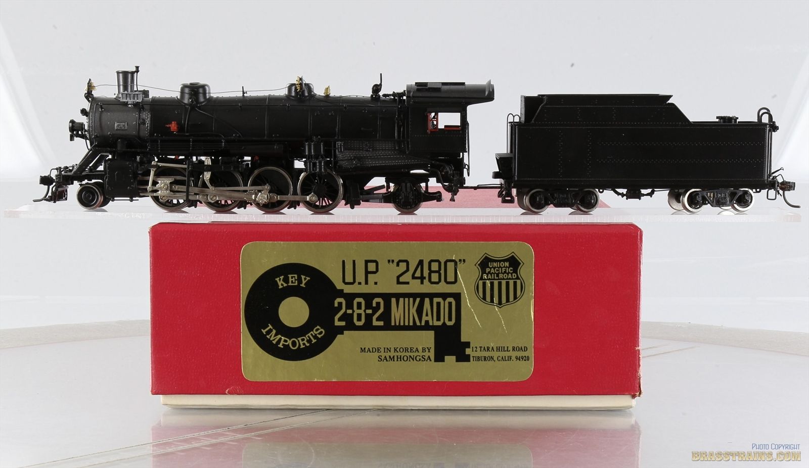 HO Brass Model - Key UP Union Pacific 2-8-2 Mikado #2480 - Custom ...