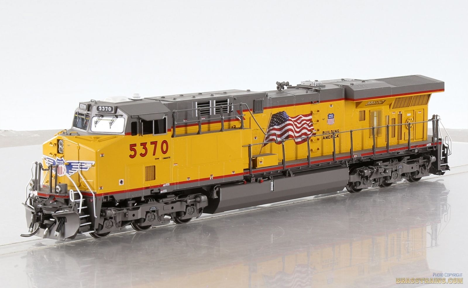 HO Brass Model - OMI UP Union Pacific C45ACCTE Building America #5370 ...