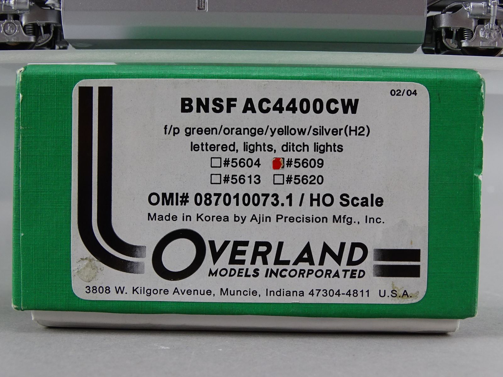 HO Brass Model - OMI 087010073.1 BNSF Burlington Nothern Santa Fe ...
