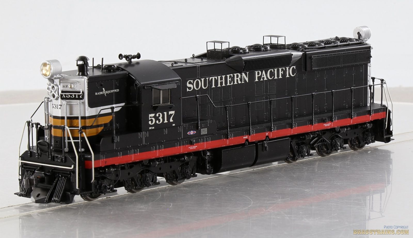 HO Brass Model - OMI 6775.1 SP Southern Pacific SD7 Black Widow DF-118 ...