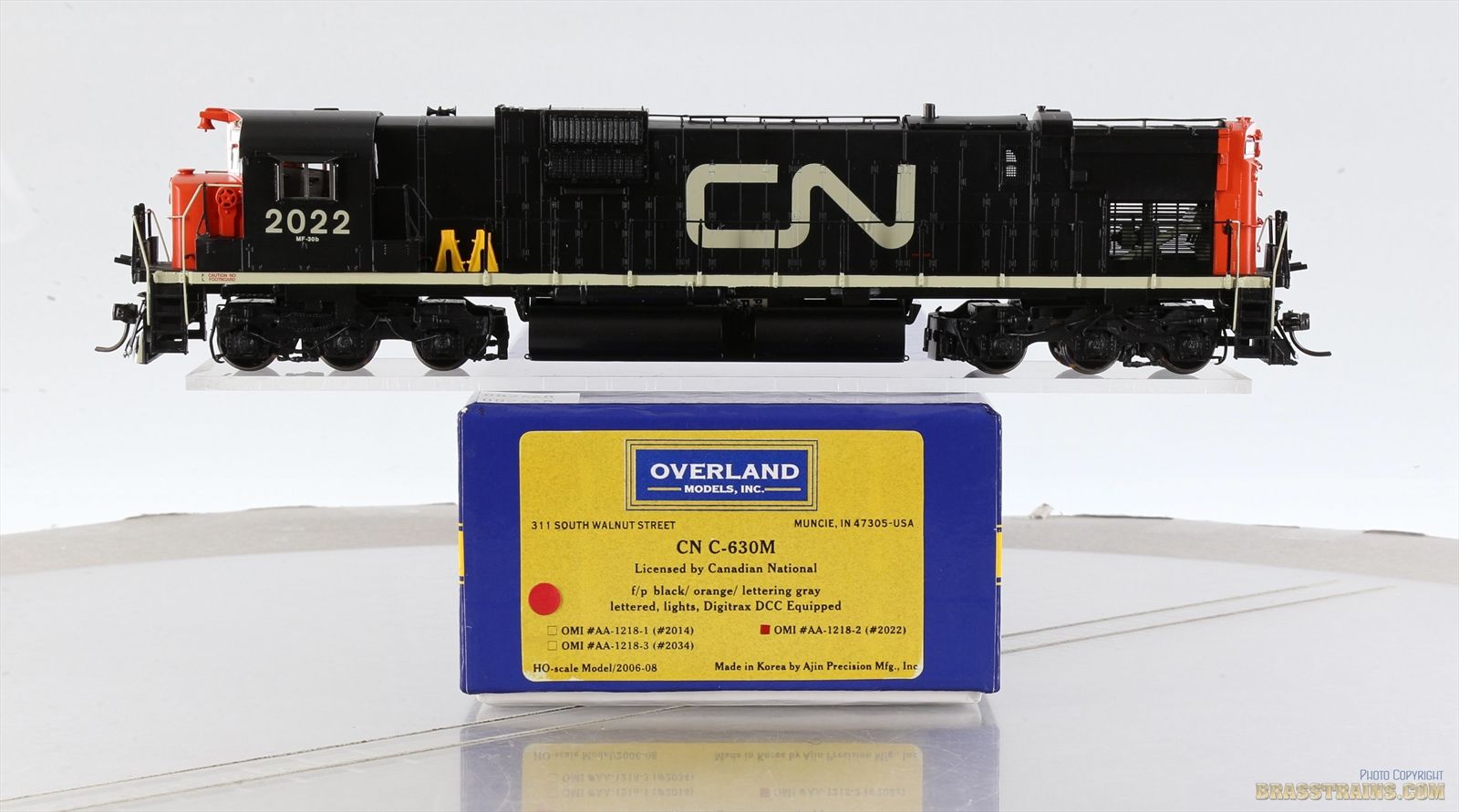 HO Brass Model - OMI AA-1218-2 CN Canadian National C-630M #2022 - F/P ...