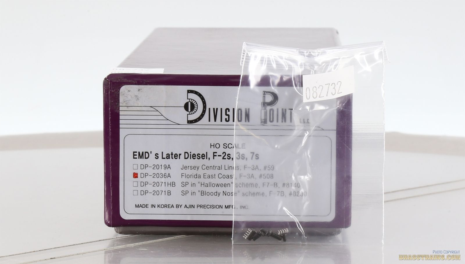 HO Brass Model - DP 2036A FEC Florida East Coast F3 F3A #508 - F/P - Ajin