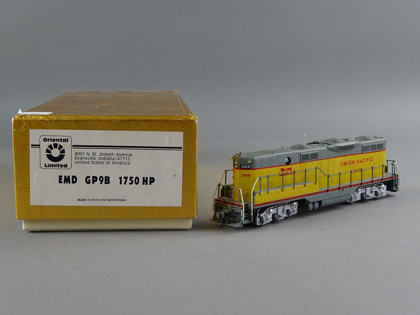 HO Brass Model - Oriental UP Union Pacific EMD GP9 GP9B 1750 HP #200B ...