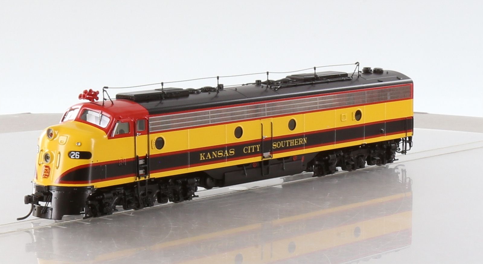 HO Brass Model - OMI 1250-2 KCS Kansas City Southern E8M A Trainphone ...