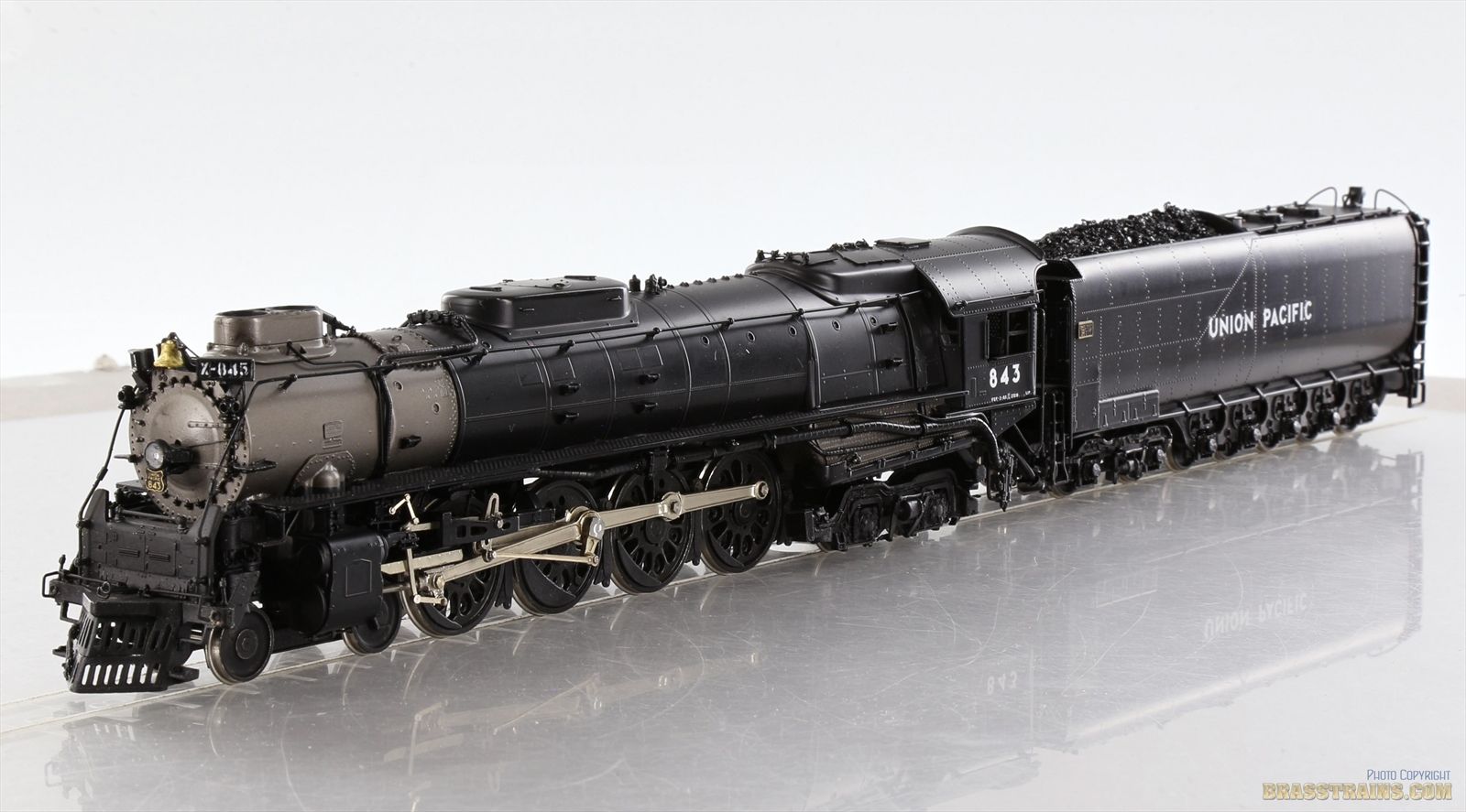 HO Brass Model - Key UP Union Pacific 4-8-4 FEF-3 Northern Coal #843 ...