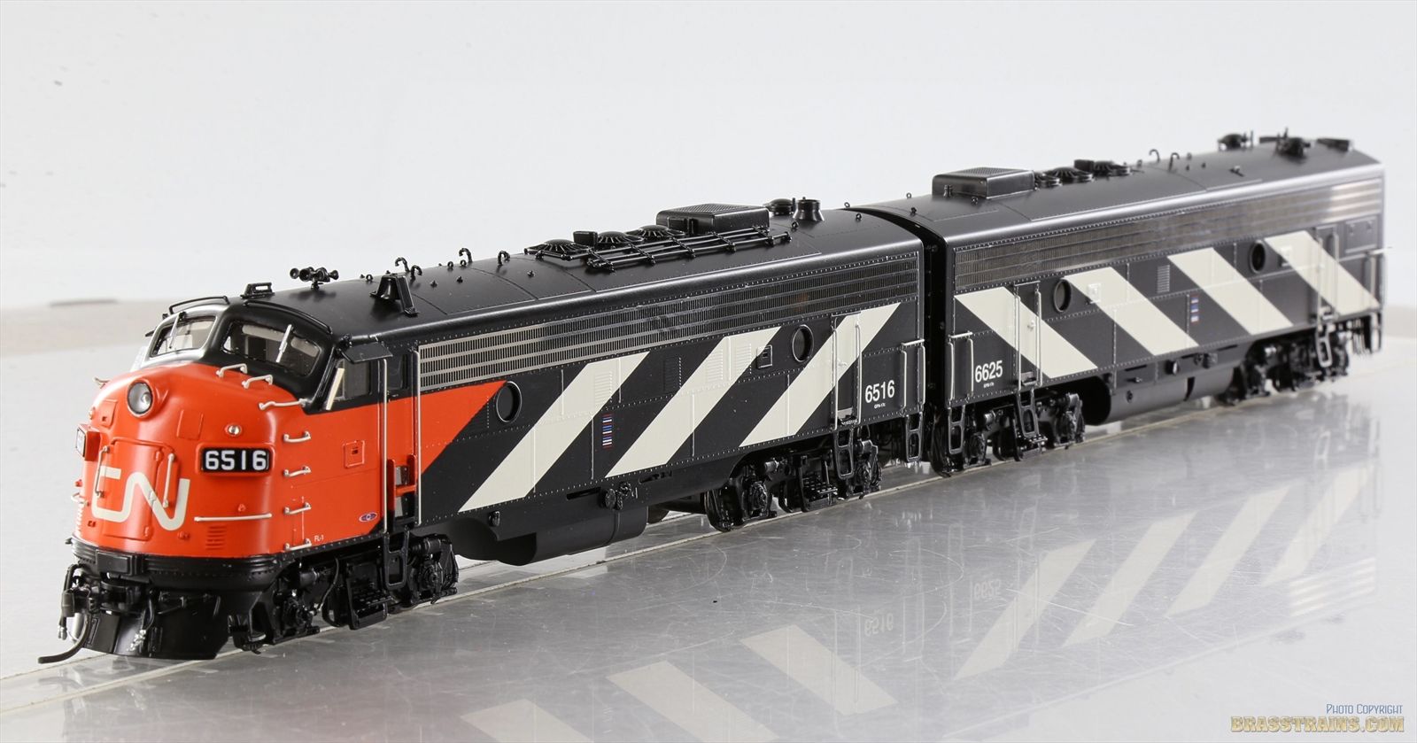 HO Brass Model - DP 2129 CN Canadian National FP9 FP9A F9 F9B #6516 ...