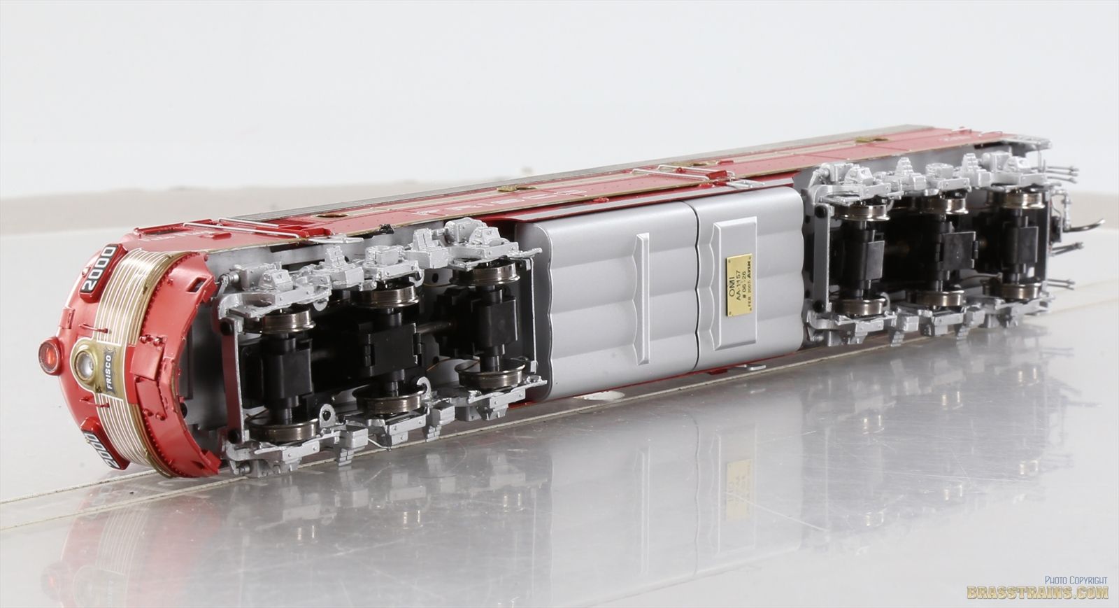 HO Brass Model - OMI AA-1157-1 SLSF Frisco E7AM #2000 Fair Play Racehorse Race Horse - F/P ...