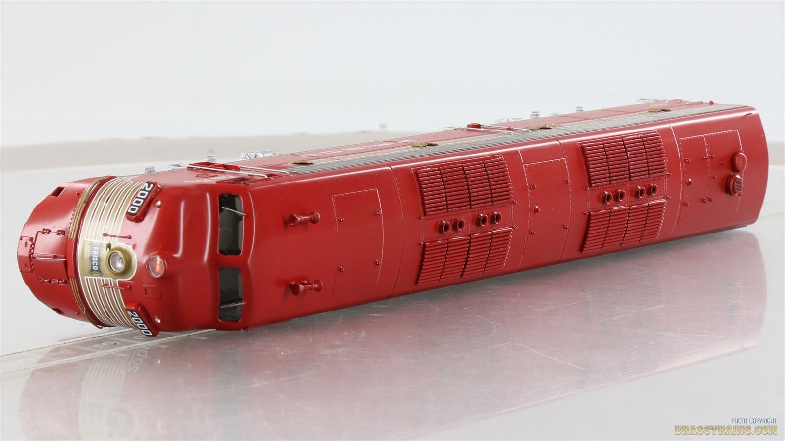 HO Brass Model - OMI AA-1157-1 SLSF Frisco E7AM #2000 Fair Play Racehorse Race Horse - F/P ...