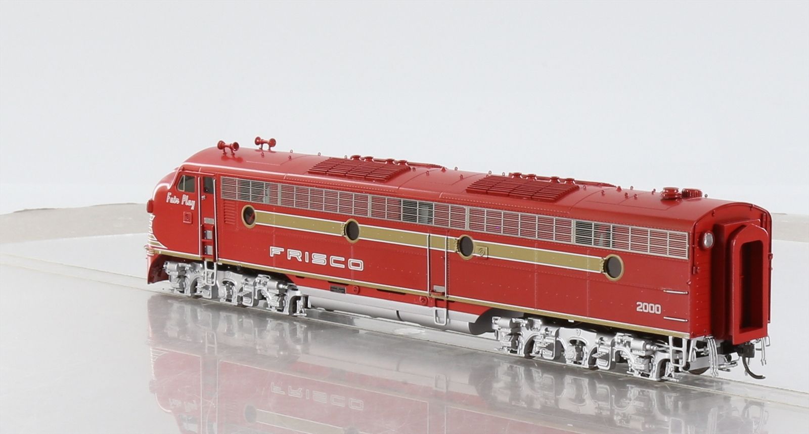 HO Brass Model - OMI AA-1157-1 SLSF Frisco E7AM #2000 Fair Play Racehorse Race Horse - F/P ...