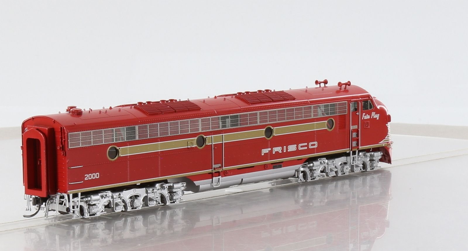 HO Brass Model - OMI AA-1157-1 SLSF Frisco E7AM #2000 Fair Play Racehorse Race Horse - F/P ...