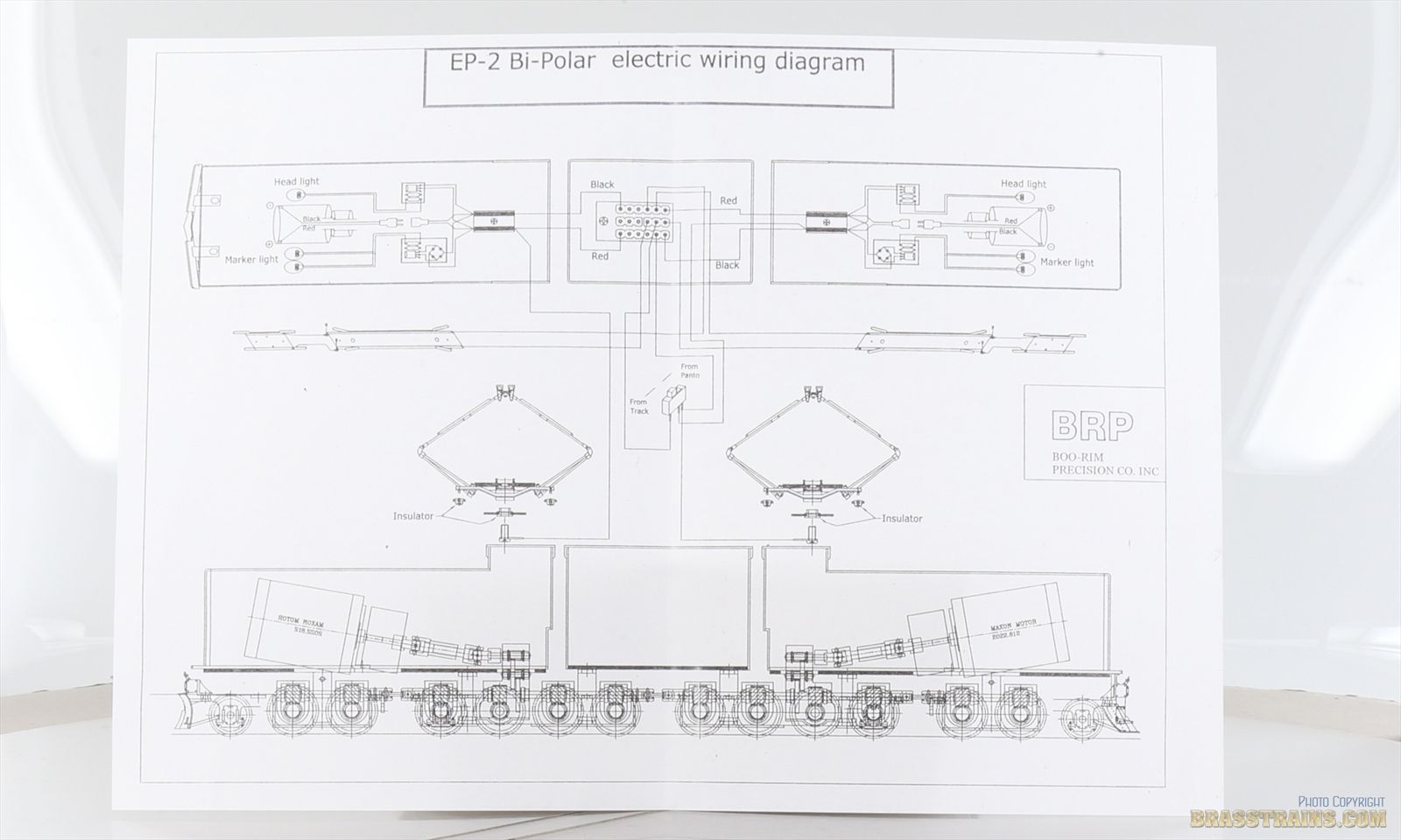 HO Brass Model - PSC 18208-1 Milwaukee EP-2 Bipolar Streamlined Nose #E ...