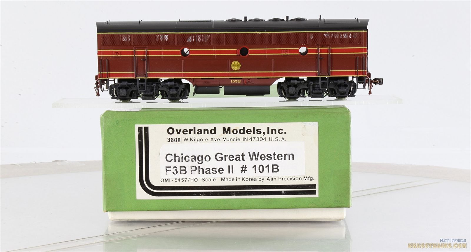 HO Brass Model - OMI 5457 CGW Chicago Great Western F3 F3B #105B - Pro ...