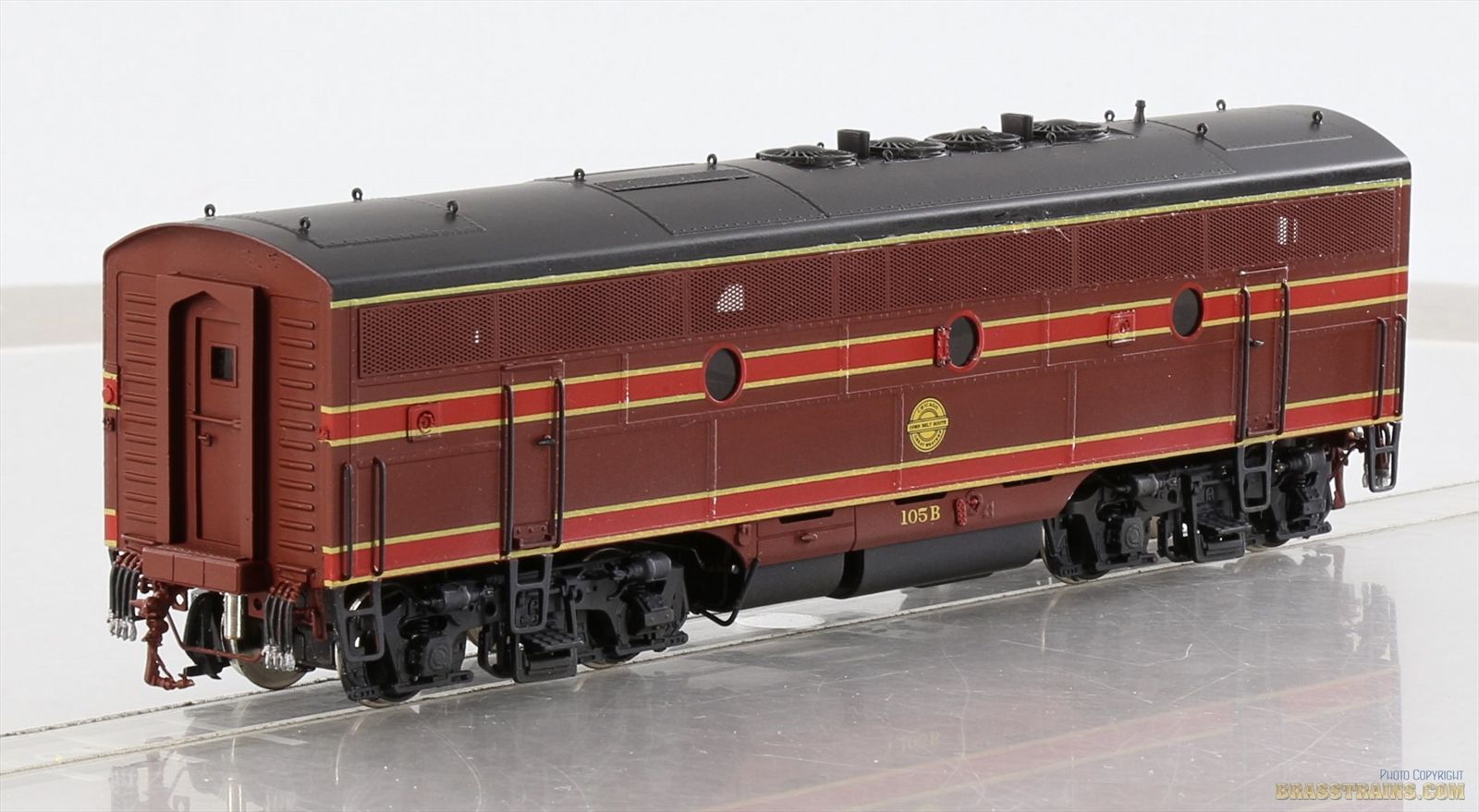 HO Brass Model - OMI 5457 CGW Chicago Great Western F3 F3B #105B - Pro ...