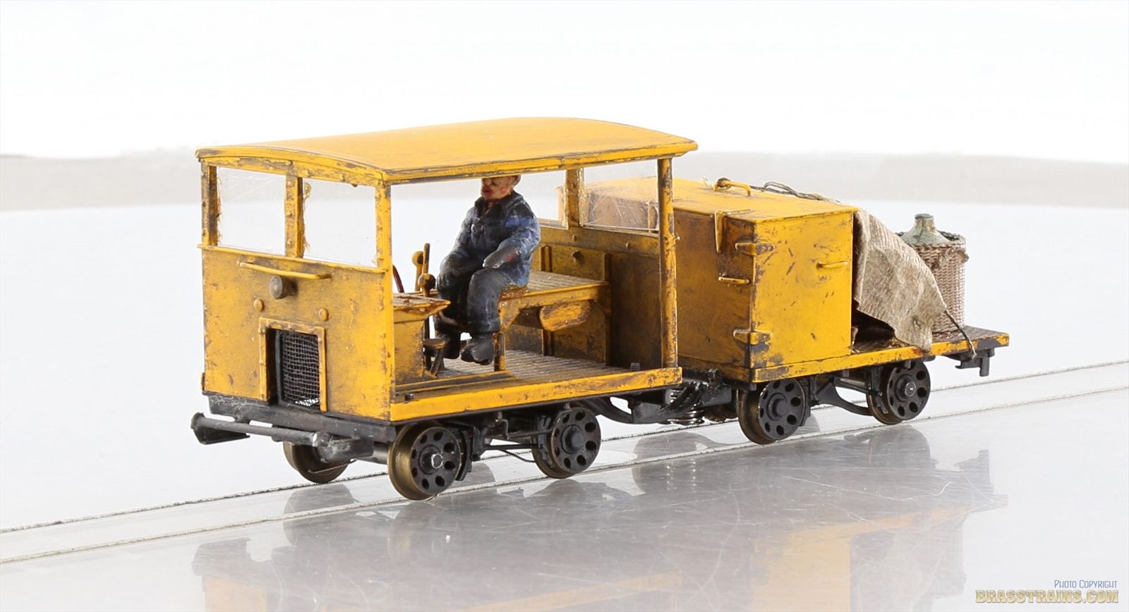 On3 Brass Model - RYM 2201501 Speeder Car with Trailer - 2002 Run ...