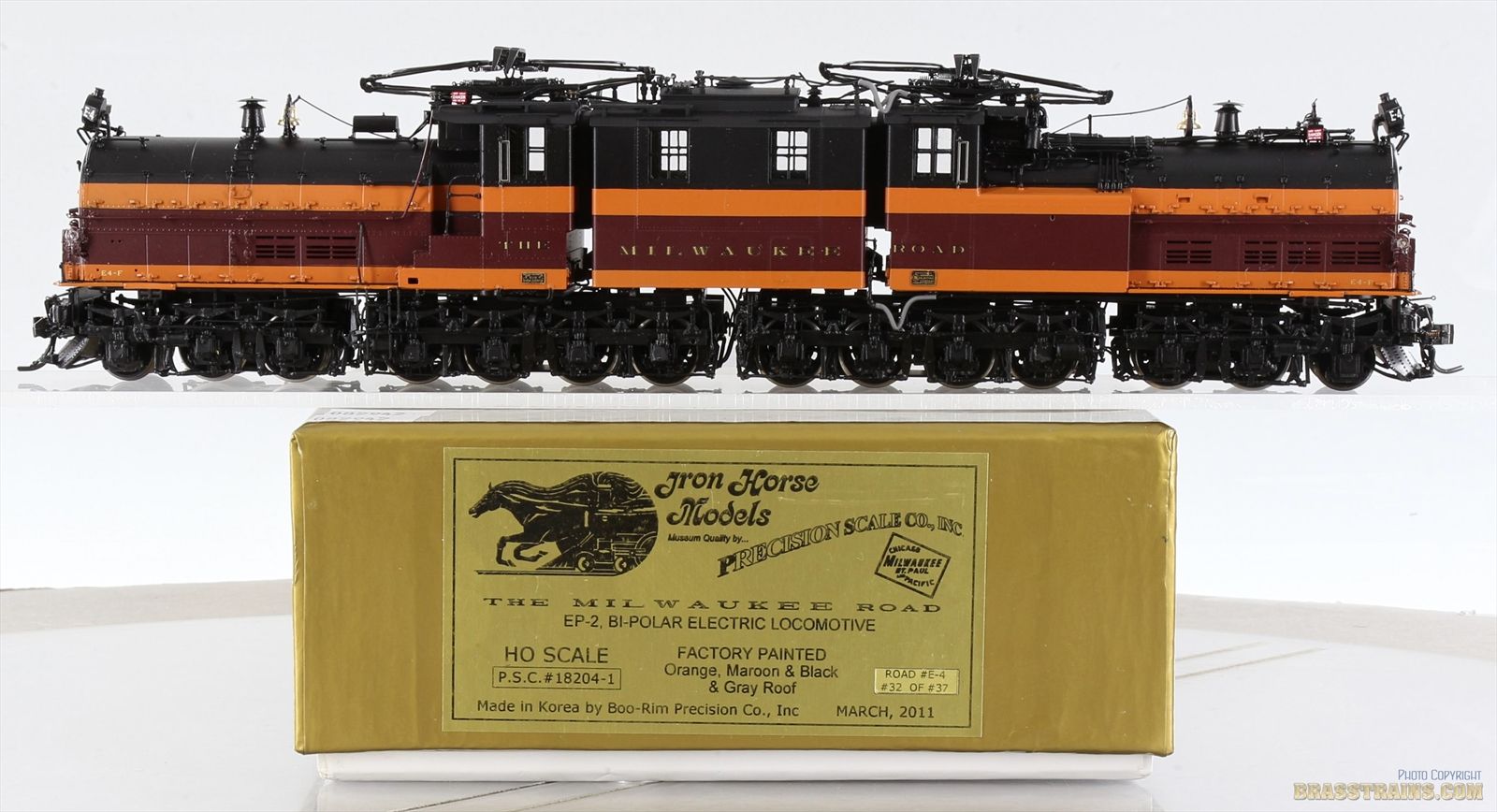 HO Brass Model - PSC 18204-1 Milwaukee EP-2 Bipolar Electric #E-4 - F/P ...