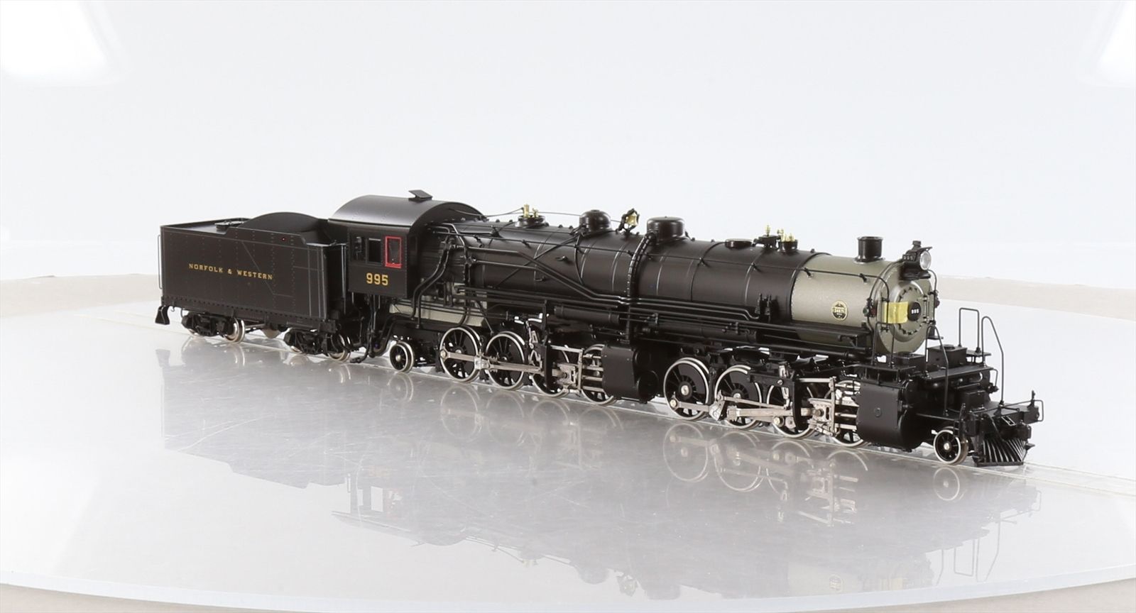 HO Scale Brass Model Train - TCY-3011 N&W 2-8-8-2 Y-1 Road #995