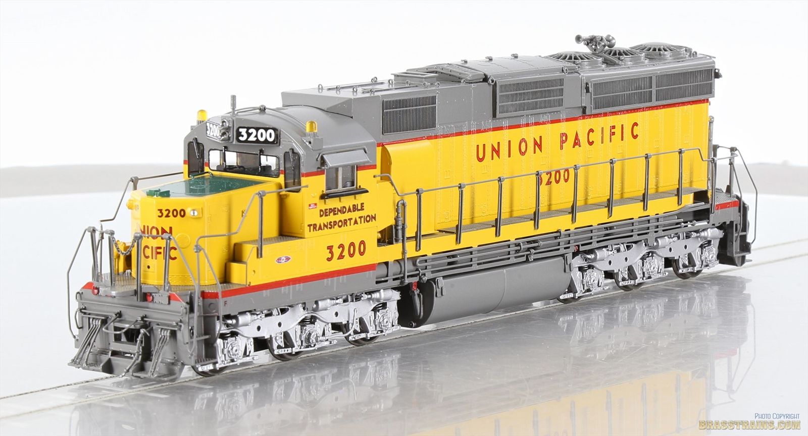 HO Brass Model - OMI 6768.1 UP Union Pacific SD24M #3200 - F/P - 2000 Run