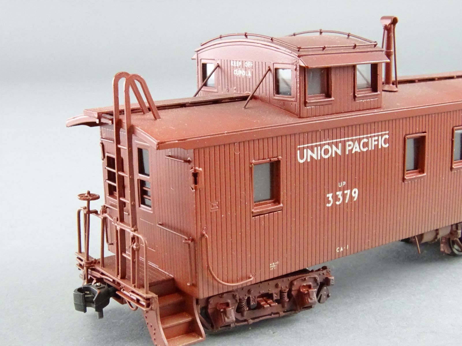 HO Brass Model - OMI 3928 LA&SL as UP Union Pacific Wood Caboose #3379 ...