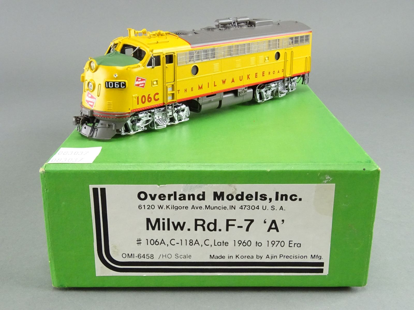 HO Brass Model - OMI 6458 Milwaukee F7 F7A LAte 1960's - 1970's Era ...