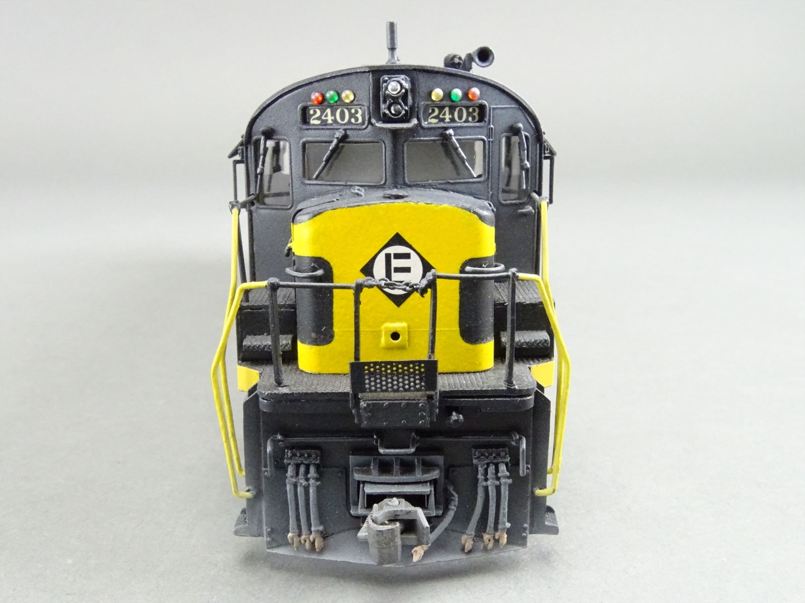 HO Brass Model - OMI 1920 EL Erie Lackawanna Alco C424 Phase I #2403 - Pro Paint + Weathering ...