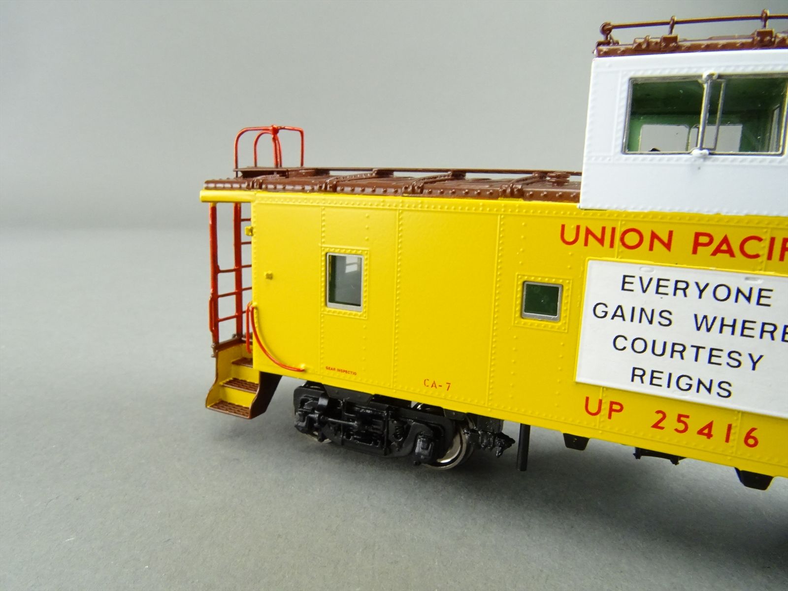 HO Brass Model - OMI 3974.3 UP Union Pacific CA-7 Caboose #25416 - F/P ...