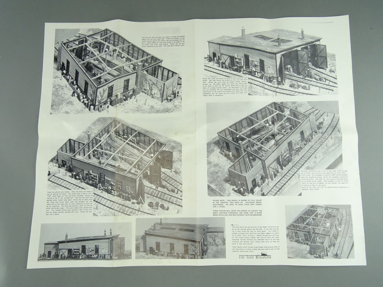 HO Craftsman Kit - FSM Fine Scale Miniatures Kit #120 - 2-Stall ...