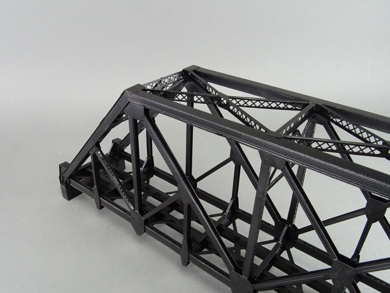 HO Scale Brass - Truss Bridge - Factory Painted Black