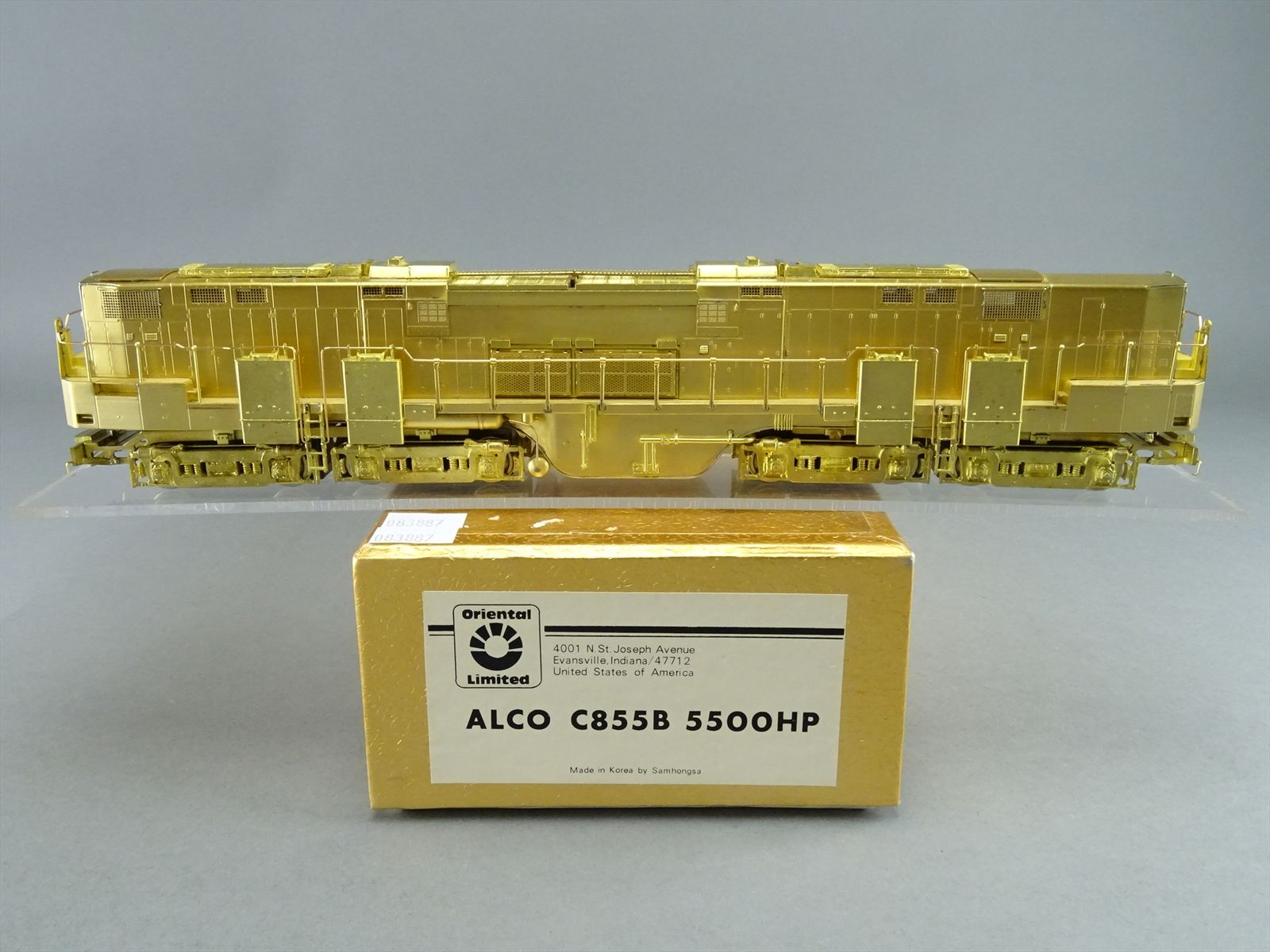HO Brass Model - Oriental UP Union Pacific ALCO C855 C855B 5500HP Diesel - Unpainted