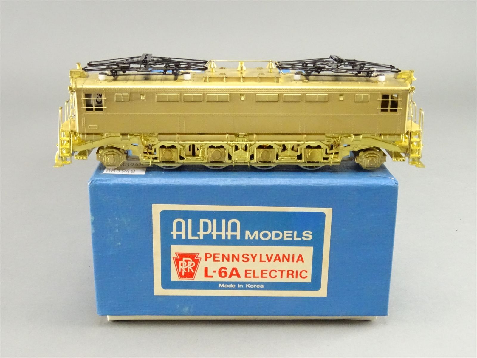 HO Brass Model - Alpha Models E-106A PRR Pennsylvania L-6A Electric ...