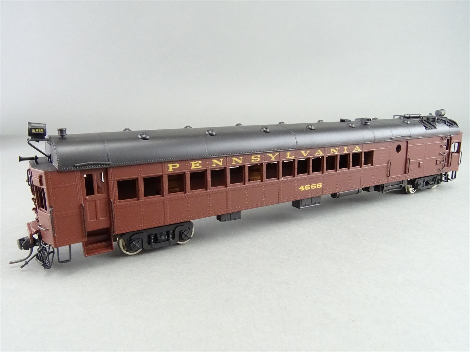 HO Brass Model - NJCB DE-143 PRR Gas Electric Doodlebug #4666 Pennsy ...