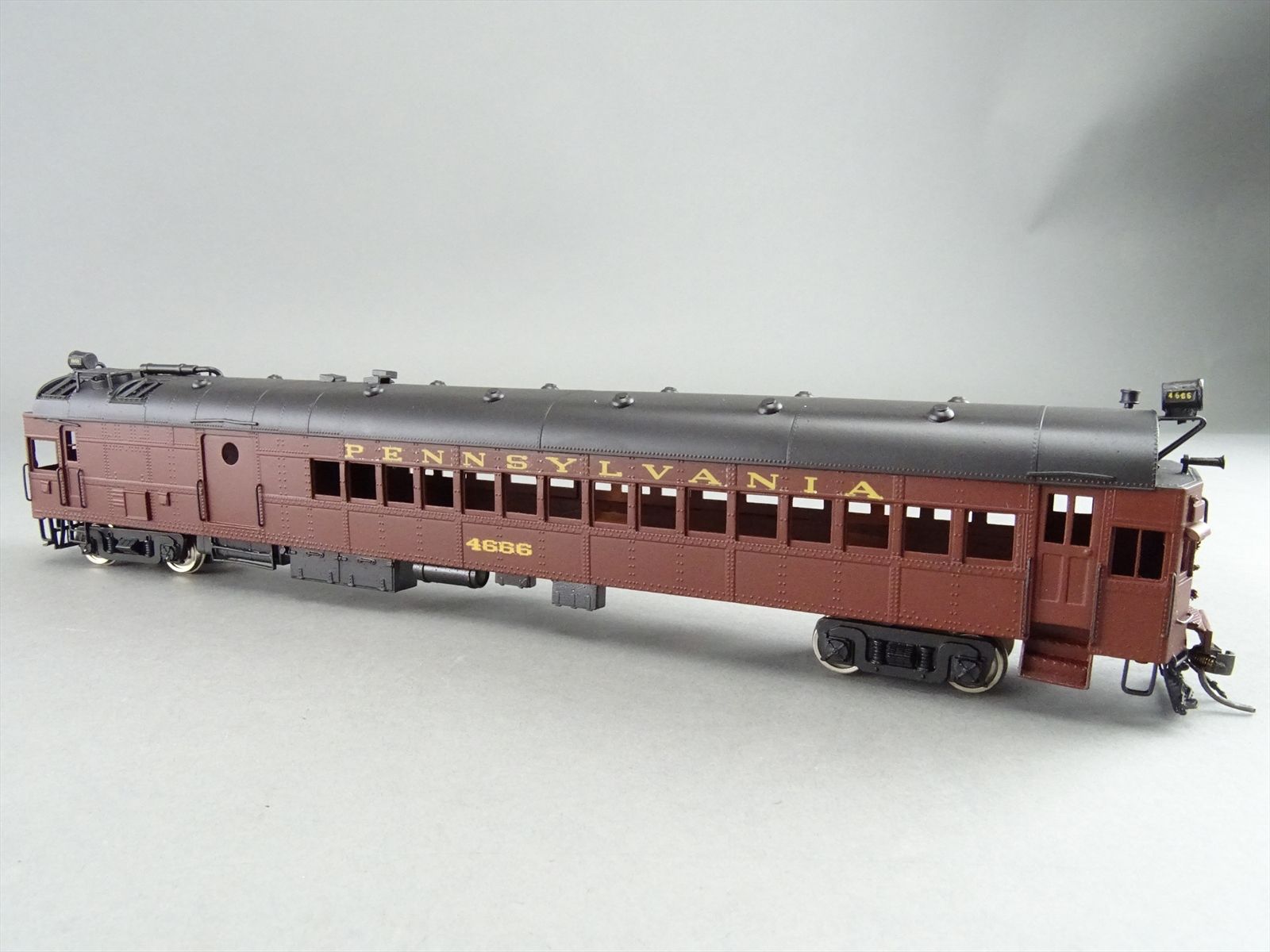 HO Brass Model - NJCB DE-143 PRR Gas Electric Doodlebug #4666 Pennsy ...