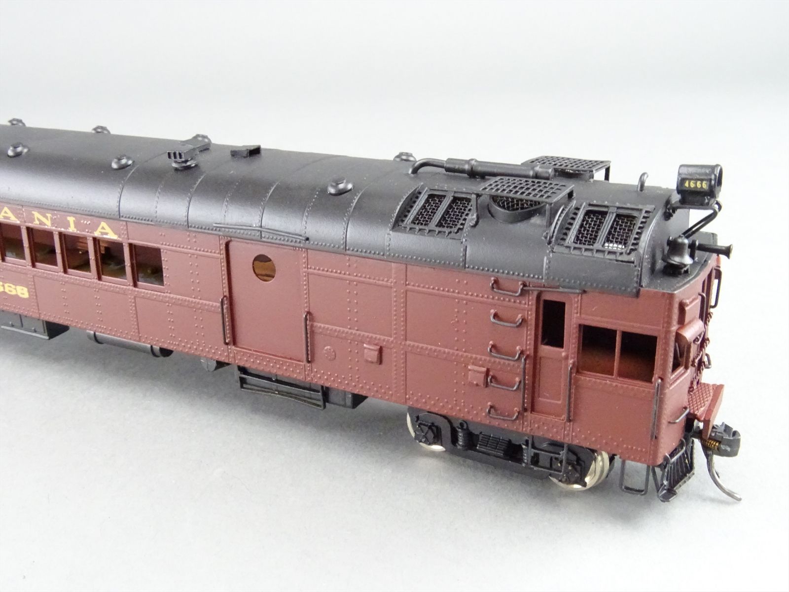 HO Brass Model - NJCB DE-143 PRR Gas Electric Doodlebug #4666 Pennsy ...